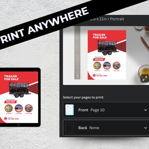 Trailers for Sale Flyer. an Easy-to-use Flyer to List Your Trailers for ...