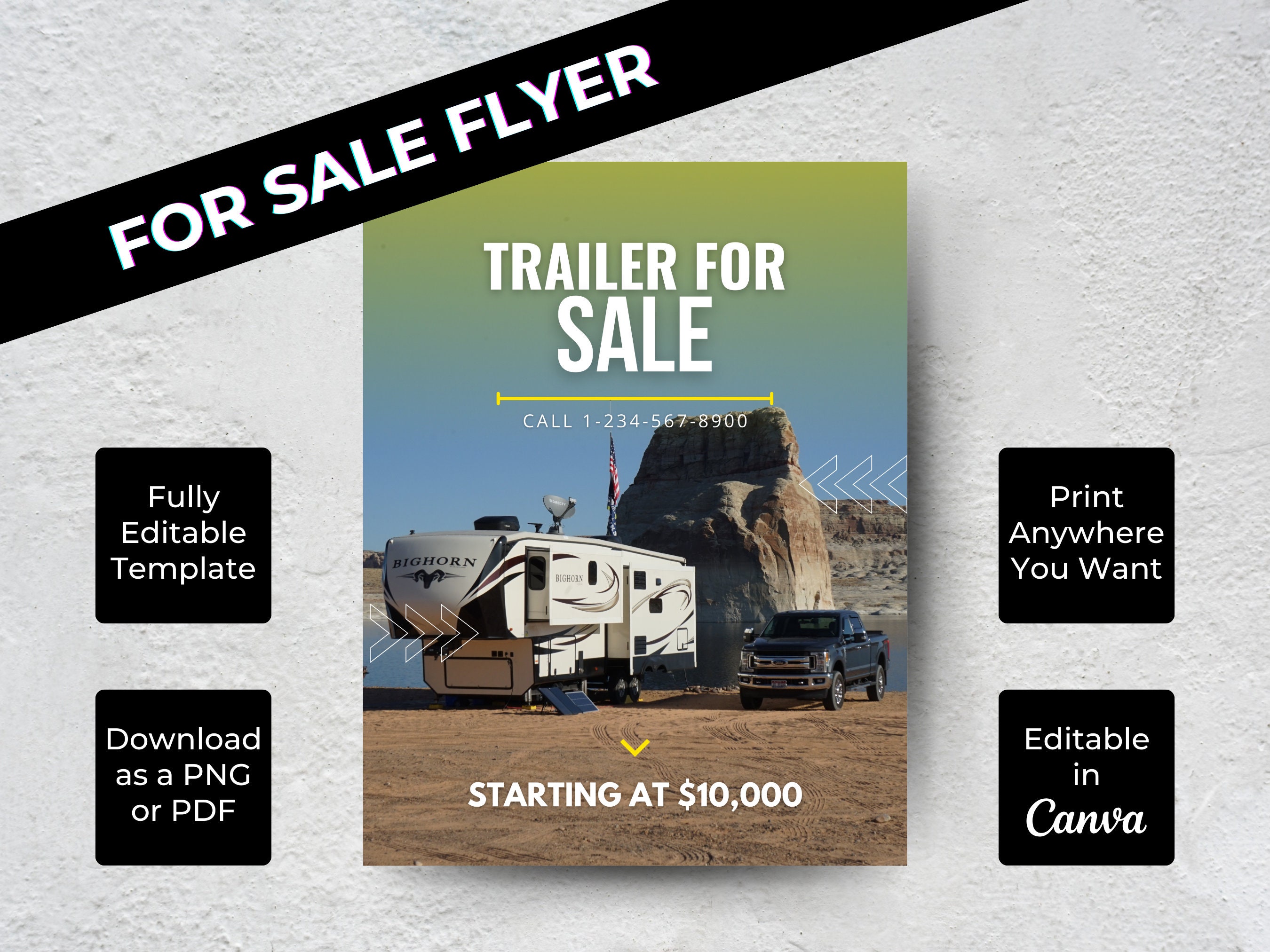 Trailers for Sale Flyer. an Easy-to-use Flyer to List Your Trailers for ...