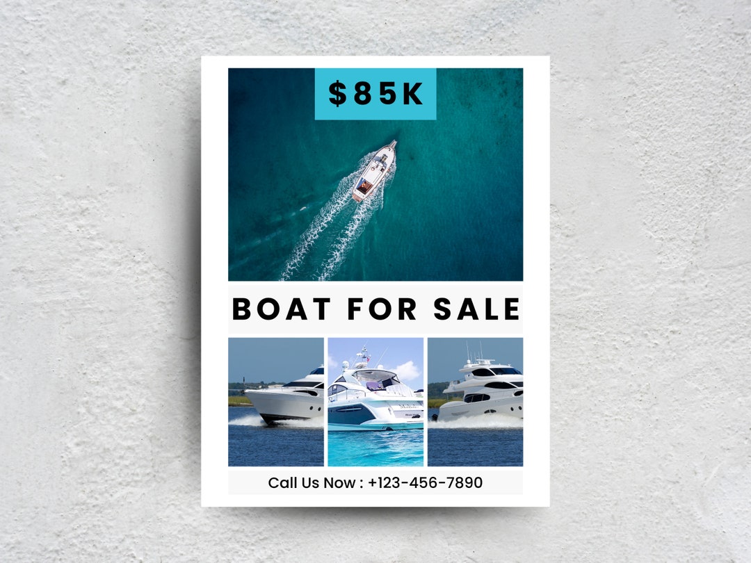 Boats for Sale Flyer. an Easy-to-use Flyer to List Your Boats for Sale ...