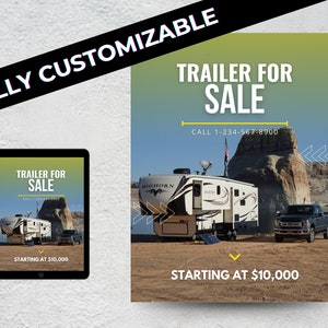 Trailers for Sale Flyer. an Easy-to-use Flyer to List Your Trailers for ...