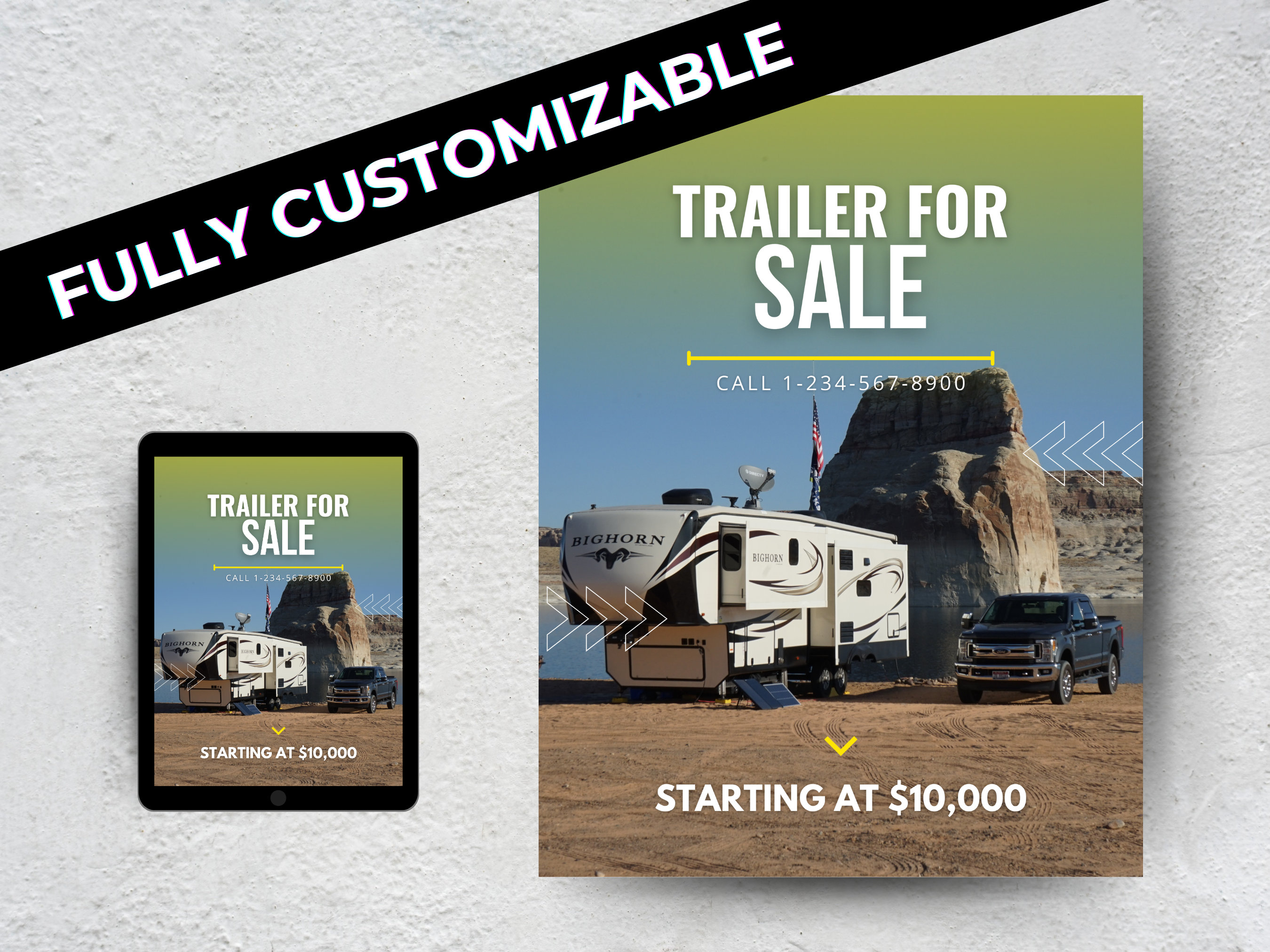 Trailers for Sale Flyer. an Easy-to-use Flyer to List Your Trailers for ...