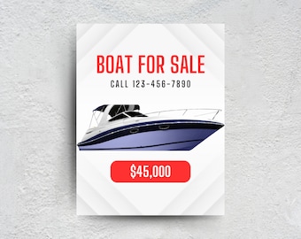 Boats for Sale Flyer. an Easy-to-use Flyer to List Your Boats for Sale ...