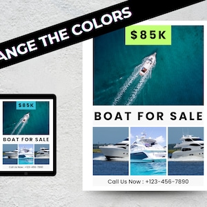 Boats for Sale Flyer. an Easy-to-use Flyer to List Your Boats for Sale ...