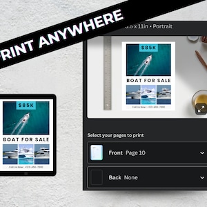 Boats for Sale Flyer. an Easy-to-use Flyer to List Your Boats for Sale ...