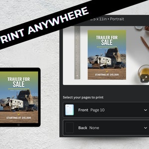Trailers for Sale Flyer. an Easy-to-use Flyer to List Your Trailers for ...