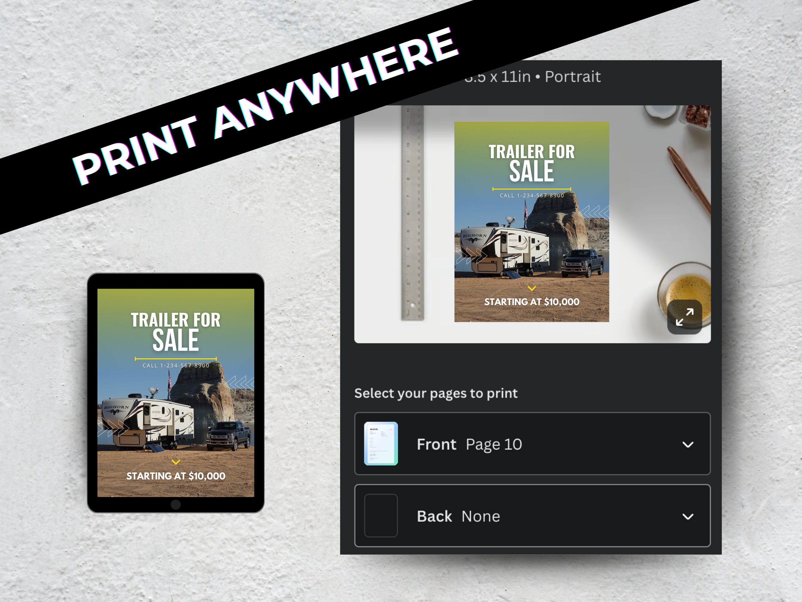 Trailers for Sale Flyer. an Easy-to-use Flyer to List Your Trailers for ...