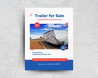 Trailers for Sale Flyer. an Easy-to-use Flyer to List Your Trailers for ...