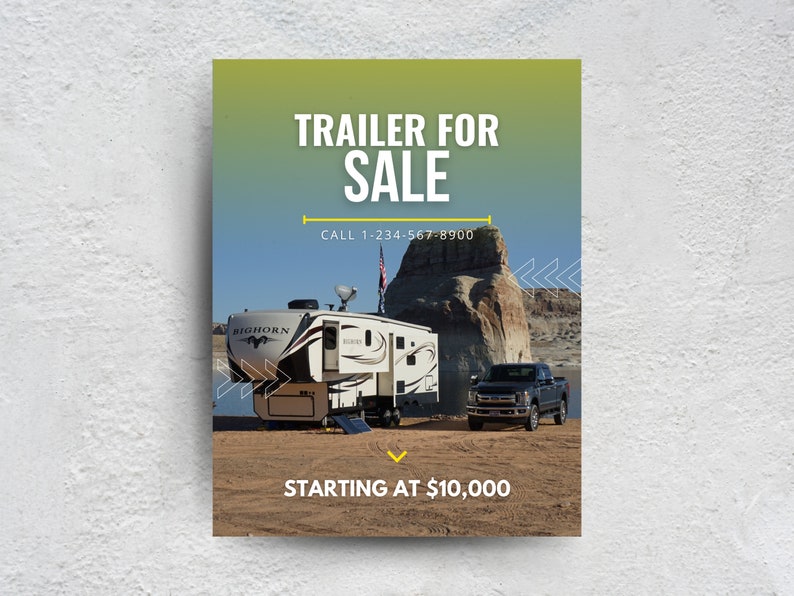 Trailers for Sale Flyer. an Easy-to-use Flyer to List Your Trailers for ...