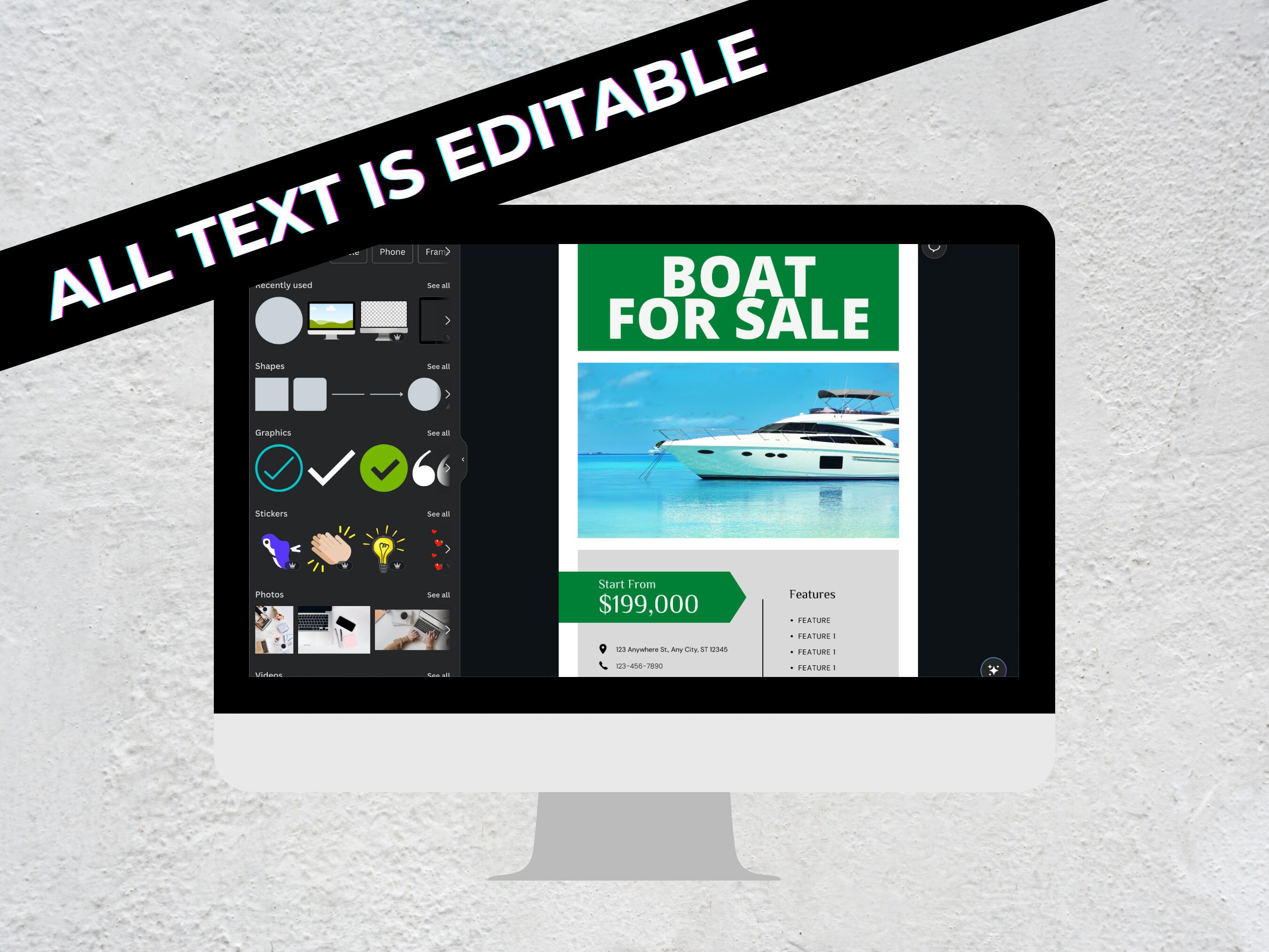 Boats for Sale Flyer. an Easy-to-use Flyer to List Your Boats for Sale ...
