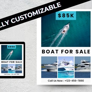Boats for Sale Flyer. an Easy-to-use Flyer to List Your Boats for Sale ...