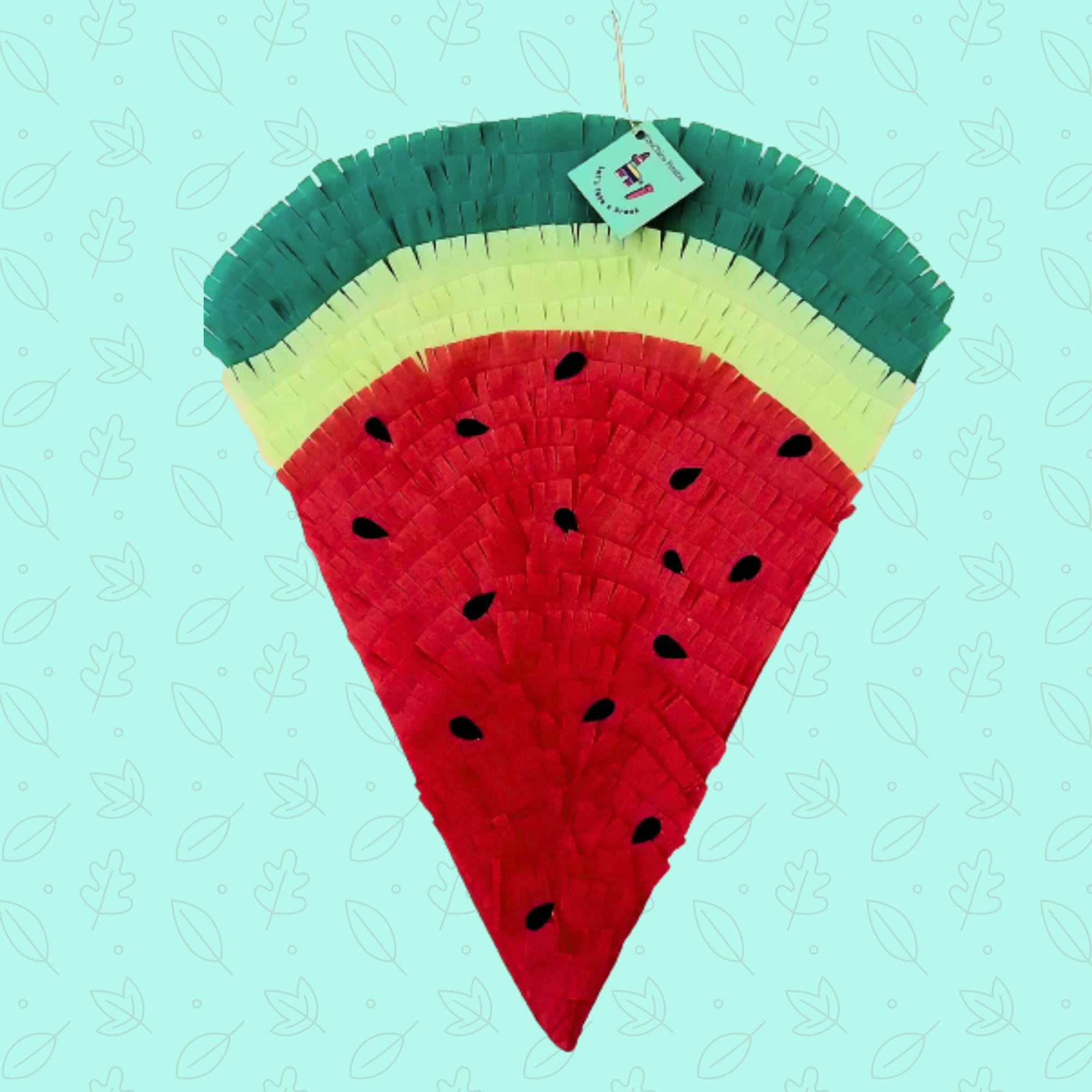 Watermelon Pinata for Summer Party Red Green Pinata Theme - Etsy