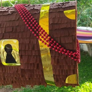 Treasure Box for Thematic Party, Brown With Gold Details Chest, Theme ...