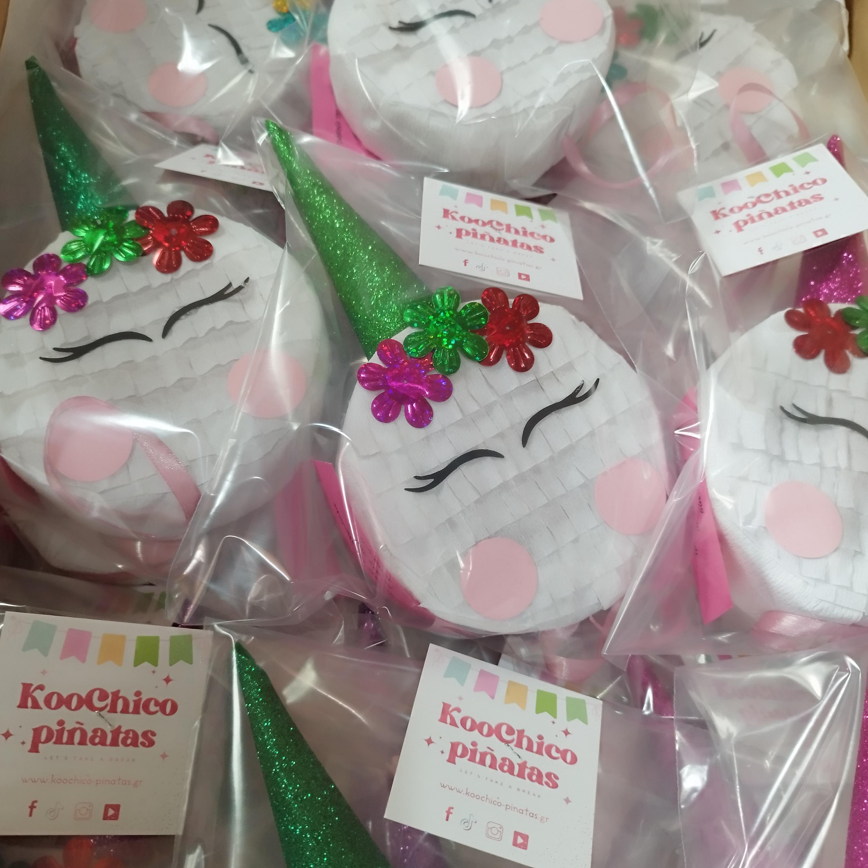 Unicorn Mini Pinatas for Birthday Gifts / Unicorn Mini Pinatas Party ...