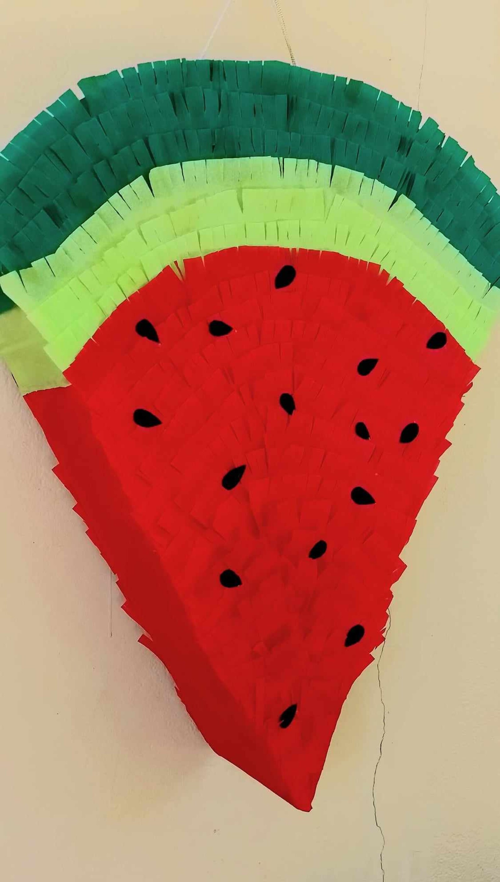 Watermelon Pinata for Summer Party, Red Green Pinata, Theme Birthday ...