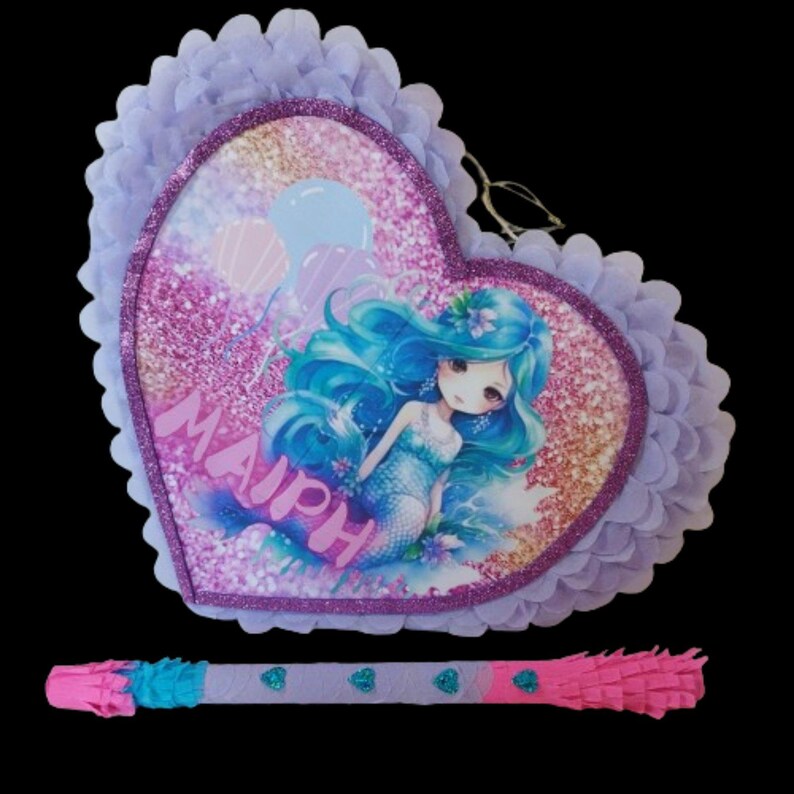 Mermaid Pinata for Thematic Party, Sea Mermaid Theme Birthday Party ...