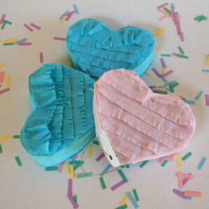 Heart Mini Pinatas for Birthday Gifts, Heart Party Favors, Wedding Mini ...