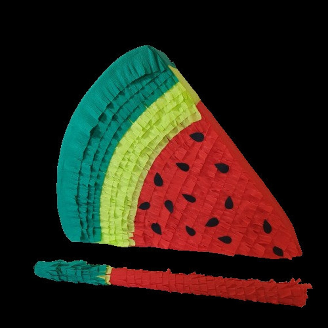 Watermelon Pinata for Summer Party, Red Green Pinata, Theme Birthday ...