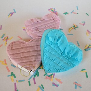 Heart Mini Pinatas for Birthday Gifts, Heart Party Favors, Wedding Mini ...
