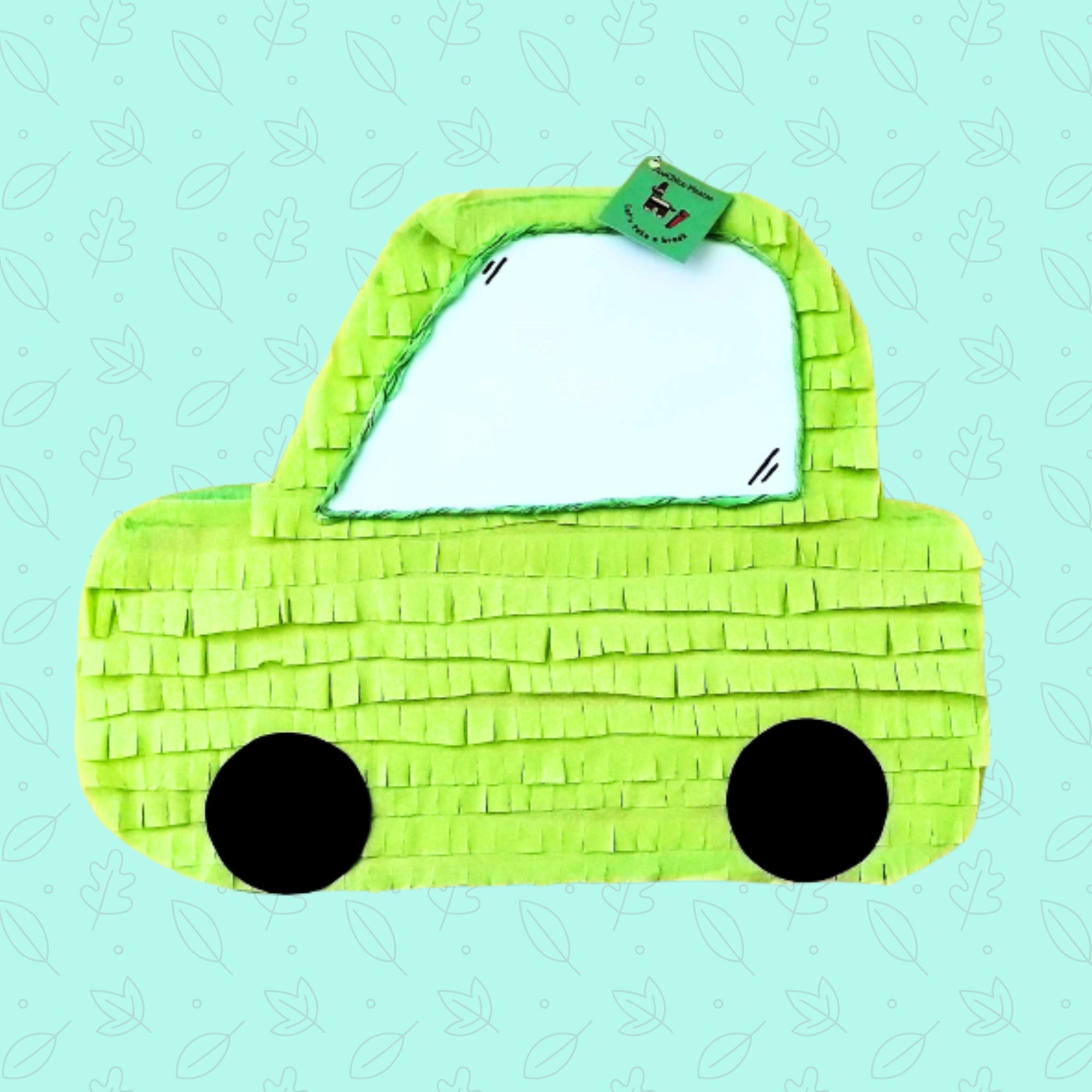 Green Car Pinata for Themed Party Green Pinata Theme - Etsy