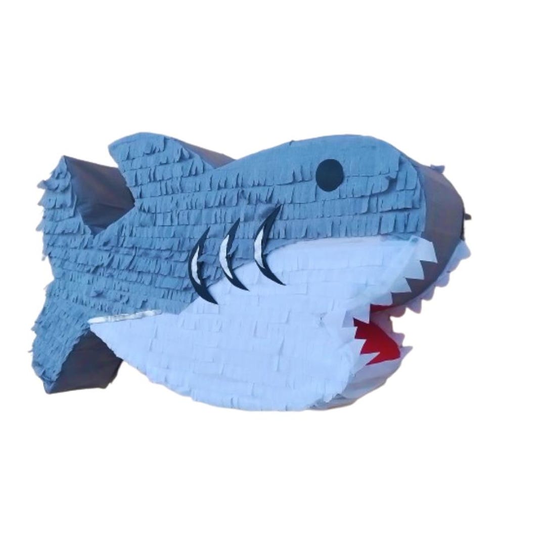 Baby Shark Pinata , Grey, Silver and White Shark Pinata , Sea Fish ...