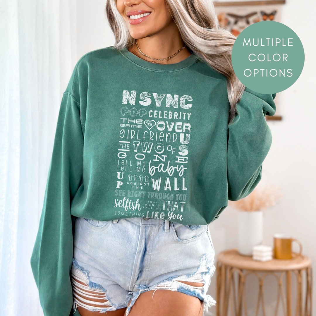 Nsync Sweatshirt, Boy Band Tee, Nsync Fan Gift, Gift for Friend, Nsync ...