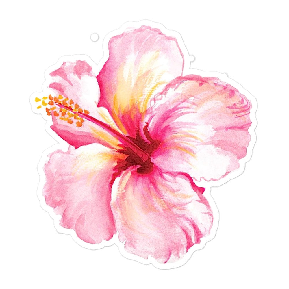Pink Flower Sticker - Etsy