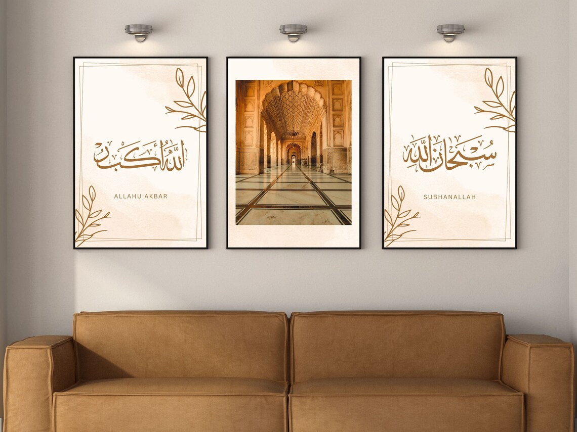 Set of 8 Islamic Decor Printable Posters, Art, Muslim, Islamic Gifts ...