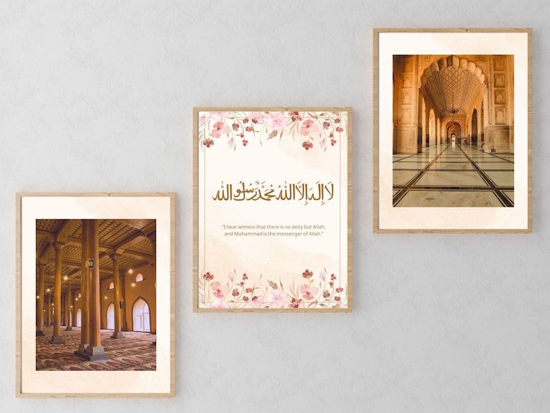 Set of 8 Islamic Decor Printable Posters, Art, Muslim, Islamic Gifts ...