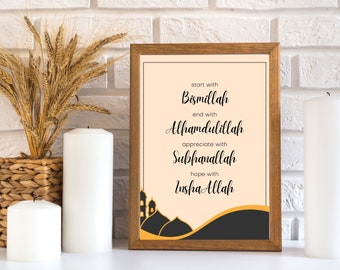 Islamic Decor Printable Quranic Quotes, Posters, Art, Muslim, Islamic ...