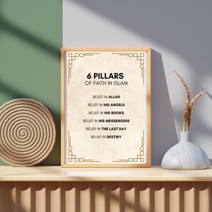 Set of 2 Islamic Printable Posters for Home Decor, Digital Download of ...