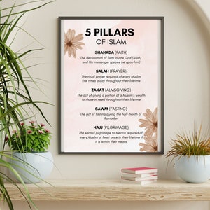 Islamic Pillars Art Prints: Muslim Home Decor (digital Download) - Etsy