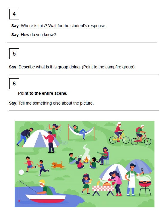 Second Grade ELPAC- Speaking Test Prep - Etsy