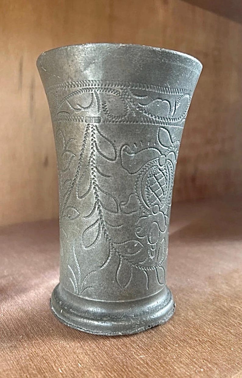 Late 18th Century Dutch Pewter Drinking Beaker - Etsy