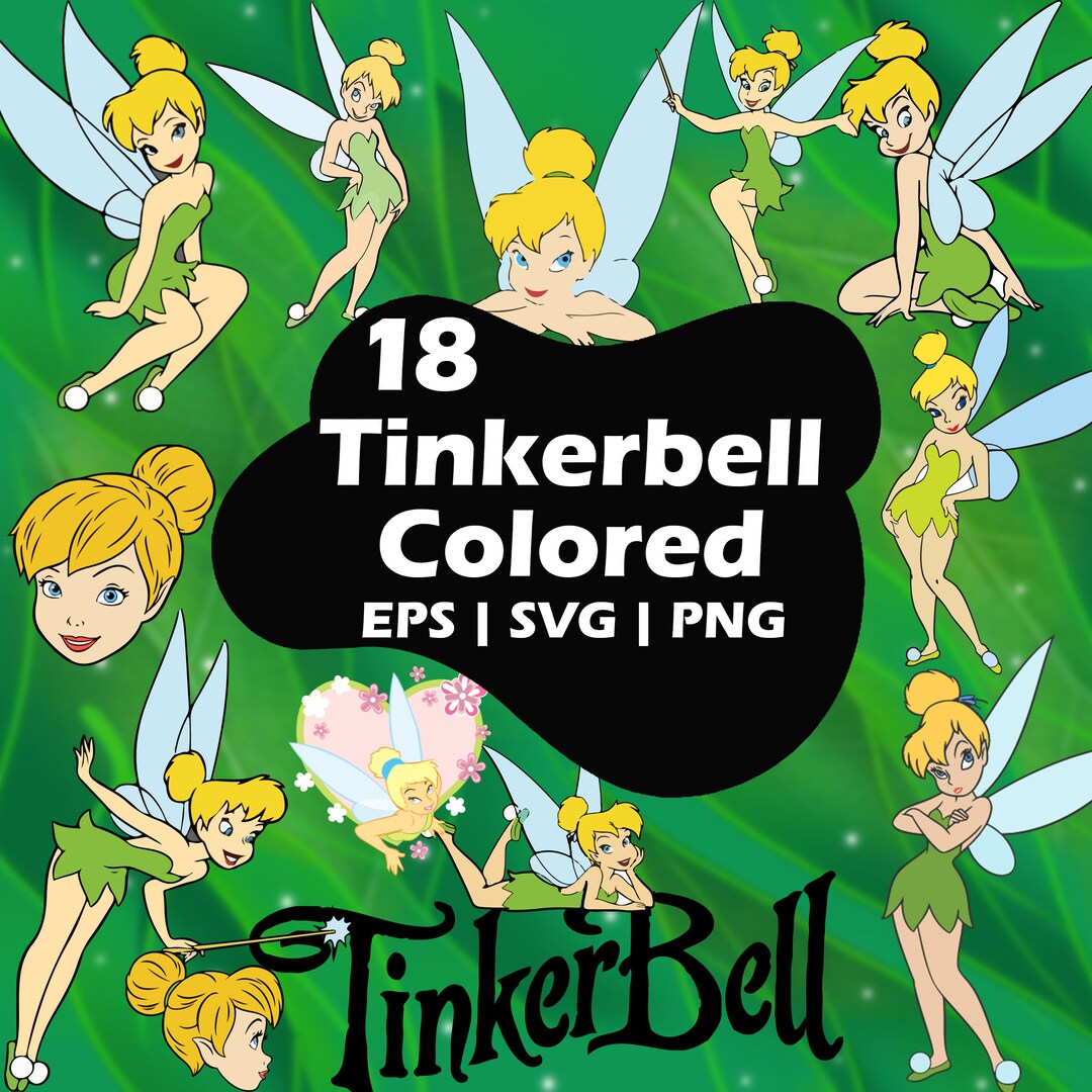 Tinkerbell Svg Bundle Tinkerbell Png Tinkerbell Svg Cut Files