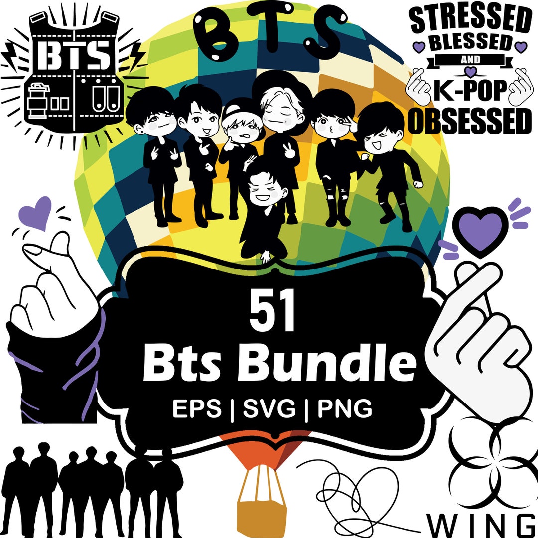 BTS Logo BTS Svg Bts Png Bts Members Bts Army Merch Digital Files Bts Digital Download Bts ...