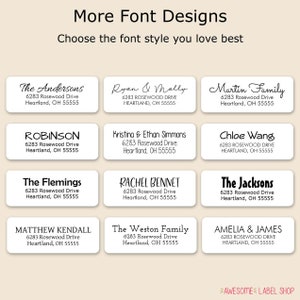 Minimalist Address Labels, Return Address Stickers, Address Labels ...