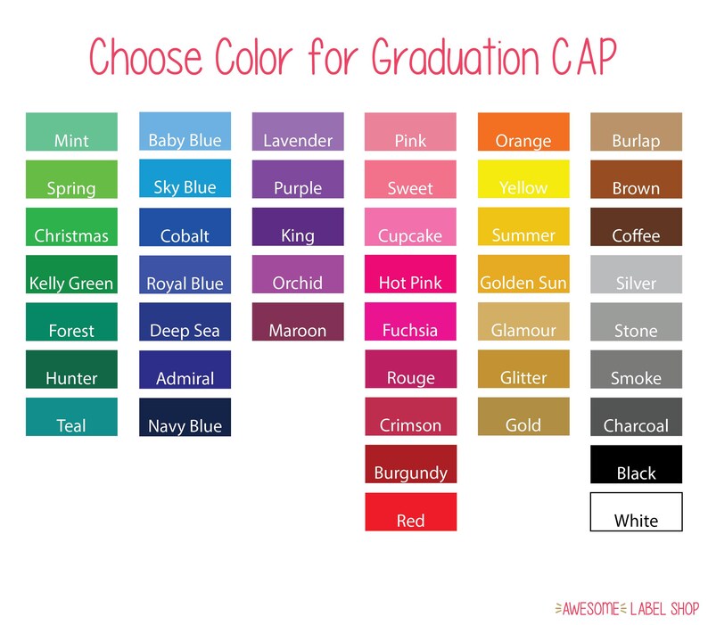 Graduation Return Address Labels Custom, Graduation Address Labels ...