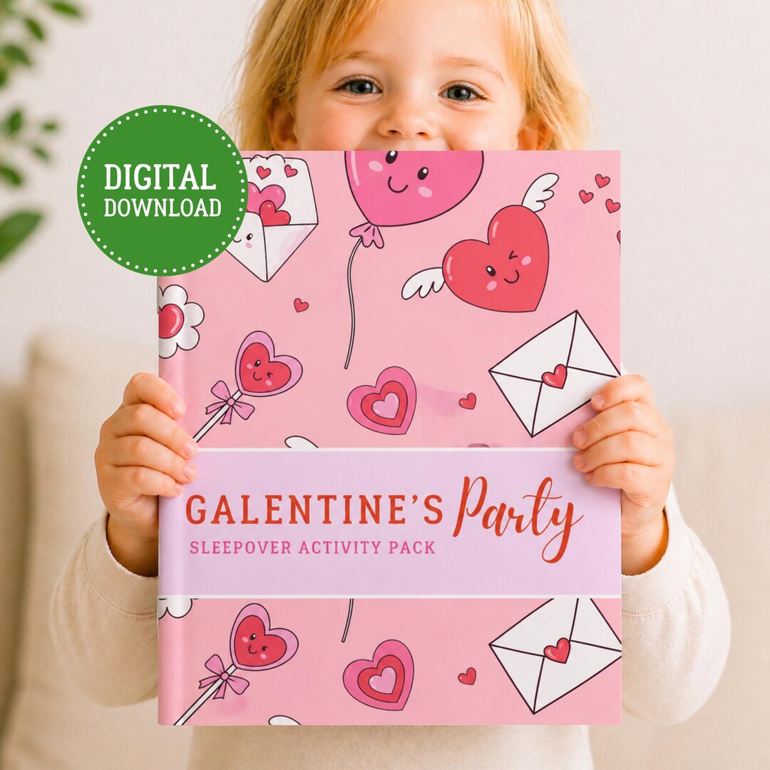 Valentine Activity Book for Girls – Games & Activities (ages 6–10) - Etsy