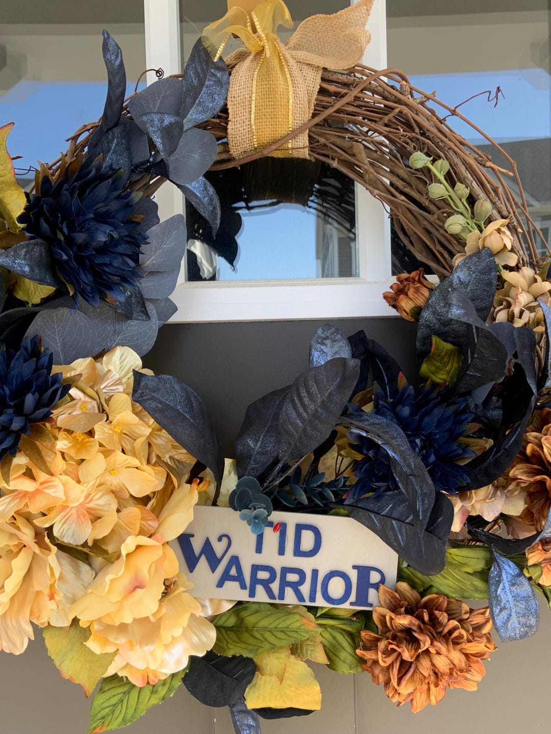 T1D Warrior ~ Raise Awareness, T1D Awareness, Awareness Wreath ...