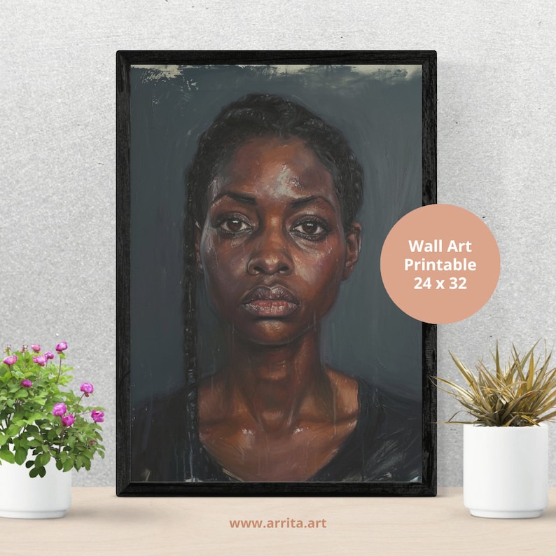 Printable Black Girl Art Legacy of Melanin: Illuminated Chronicles ...