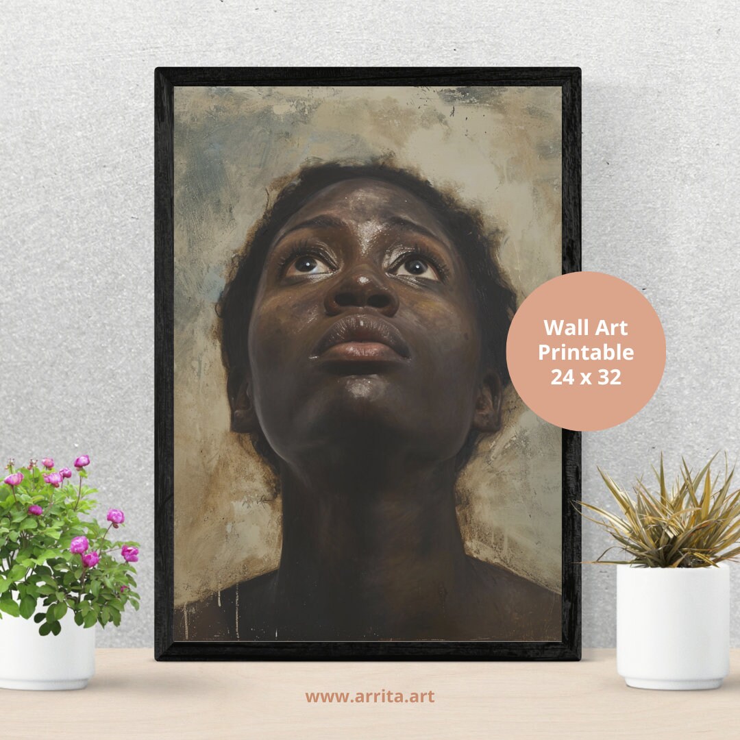 Printable Black Girl Art Legacy of Melanin: Illuminated Chronicles ...