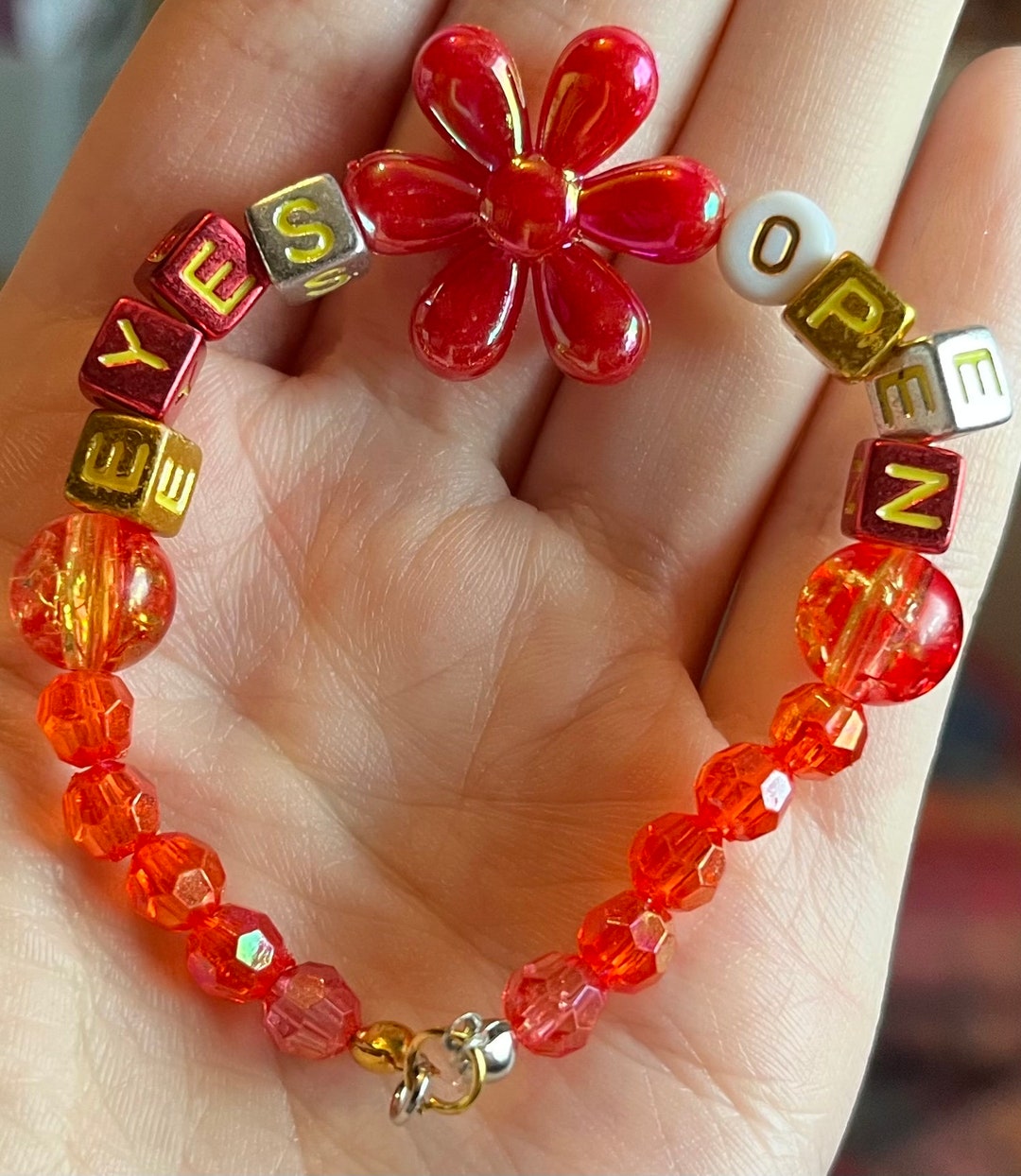 Eyes Open Taylor Swift Red Friendship Bracelet - Etsy