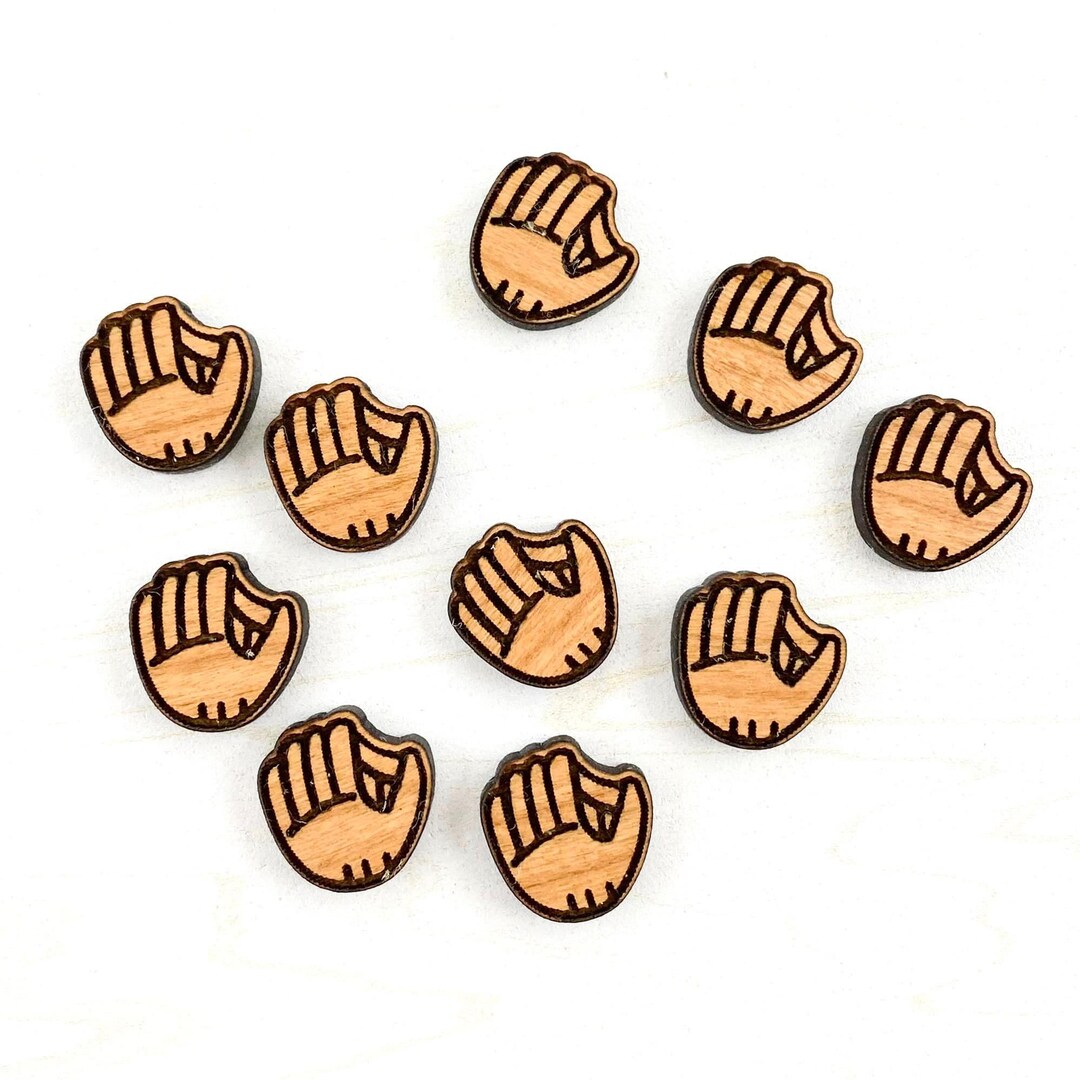 Wood Baseball & Softball Glove Blanks, DIY Earrings, Jewelry Blanks ...