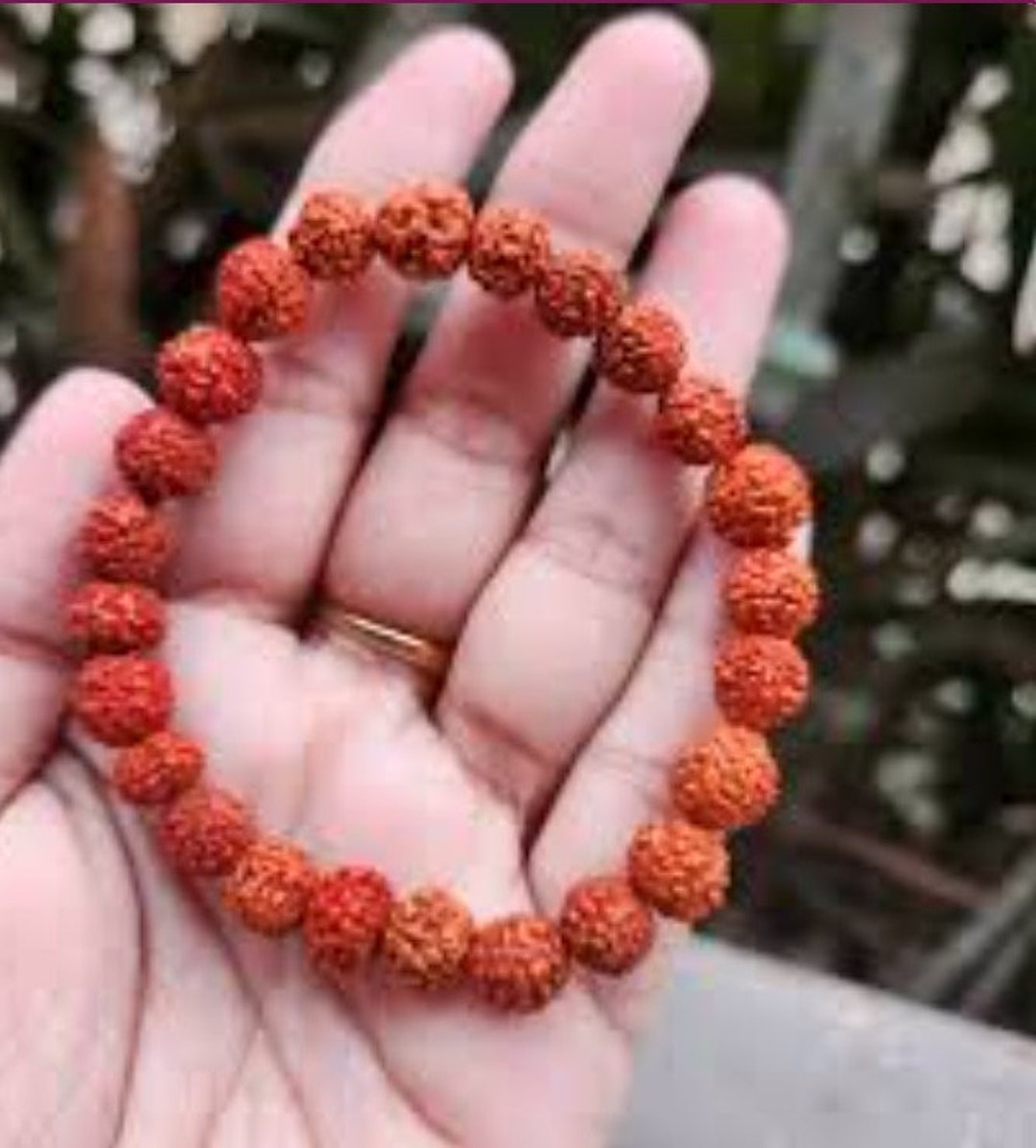 Panch Mukhi 5 Mukhi Flexible Rudraksha Bracelet,hand Band for Men ...