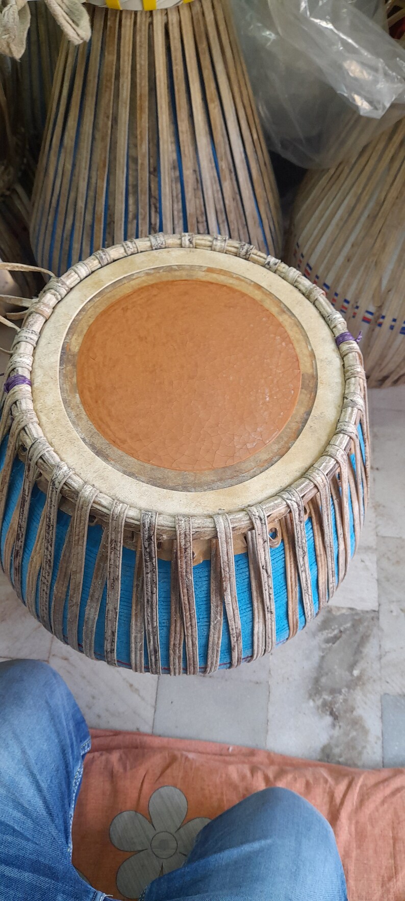 Clay Mridang 5kg , 23inch/58cm Length From Vrindan , Clay Mridangam ...