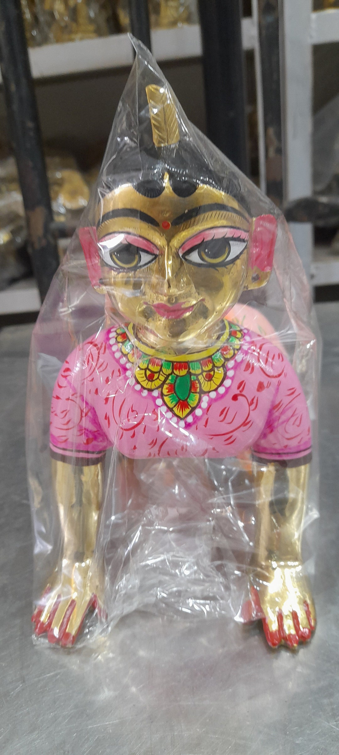 10no/11inch Brass Radha Idol Bal Radha Rani Ji Goddess Kishori Balpan ...