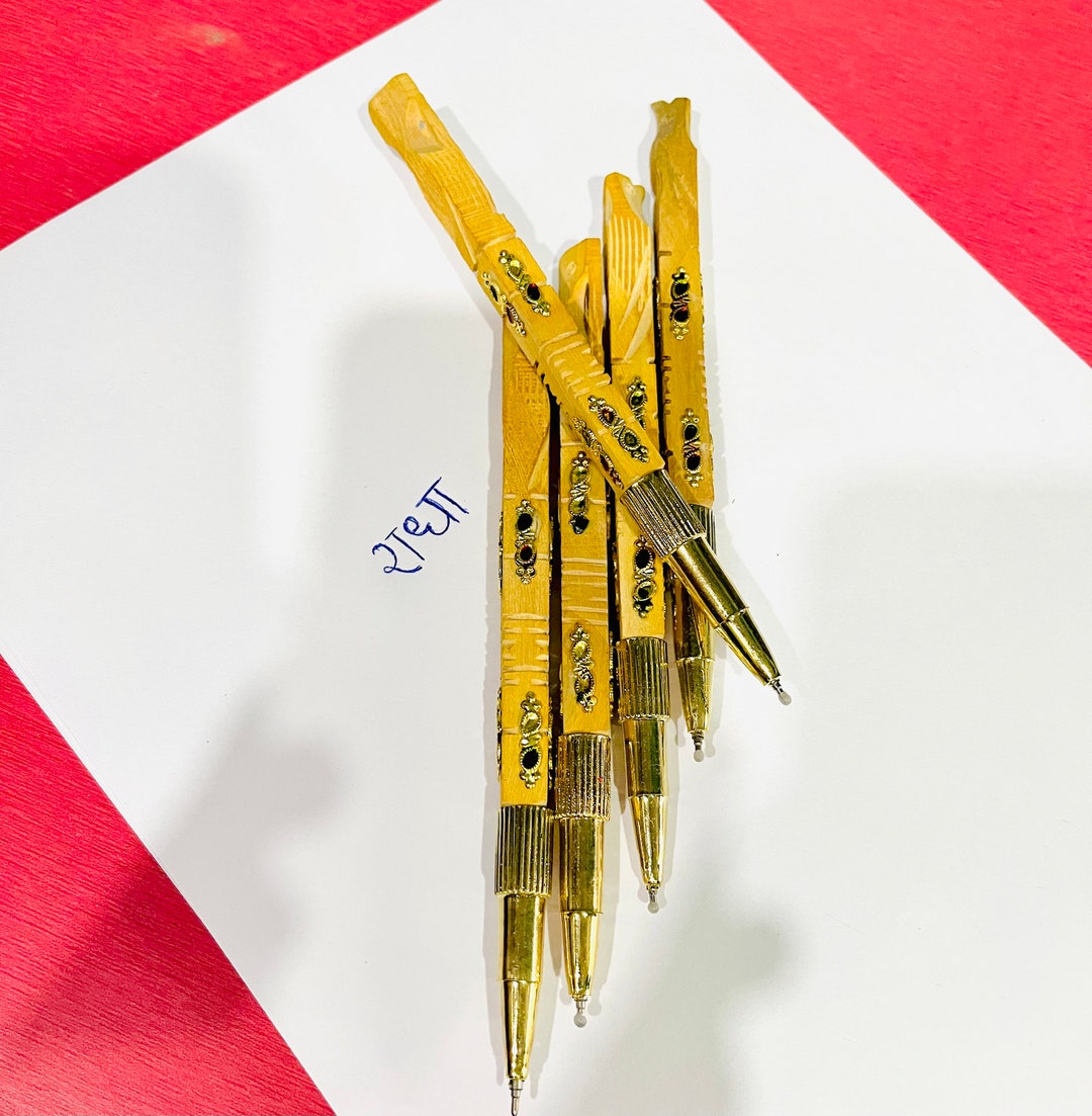 Shri Vrindavan Dham Wooden Pen Handicrafts Wooden Pen,luxury Wooden Pen ...