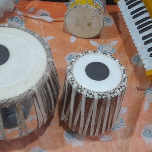 Tabla Set, Indian Drum, Stainless Steel Professional Iskcon Tabla ...