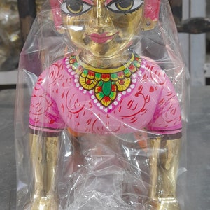 10no/11inch Brass Radha Idol Bal Radha Rani Ji Goddess Kishori Balpan ...