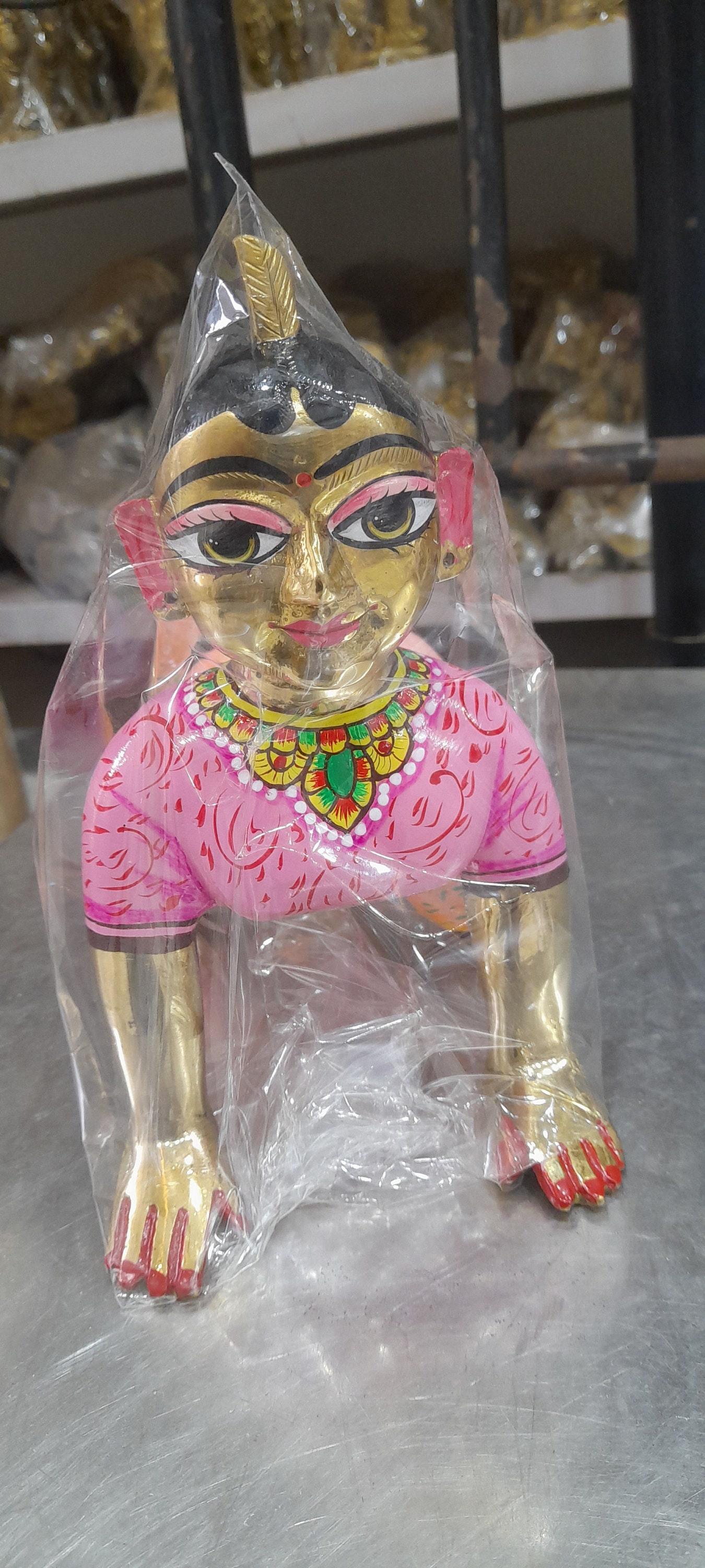 10no/11inch Brass Radha Idol Bal Radha Rani Ji Goddess Kishori Balpan ...